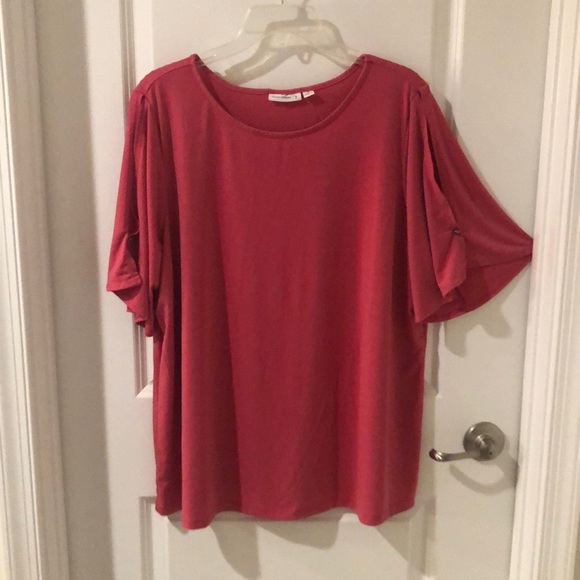 Susan Graver | Tops | Susan Graver Pink Blouse X | Poshmark
